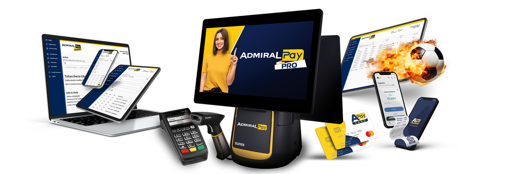 Pagamento bollettini, carte prepagate, ricariche telefoniche